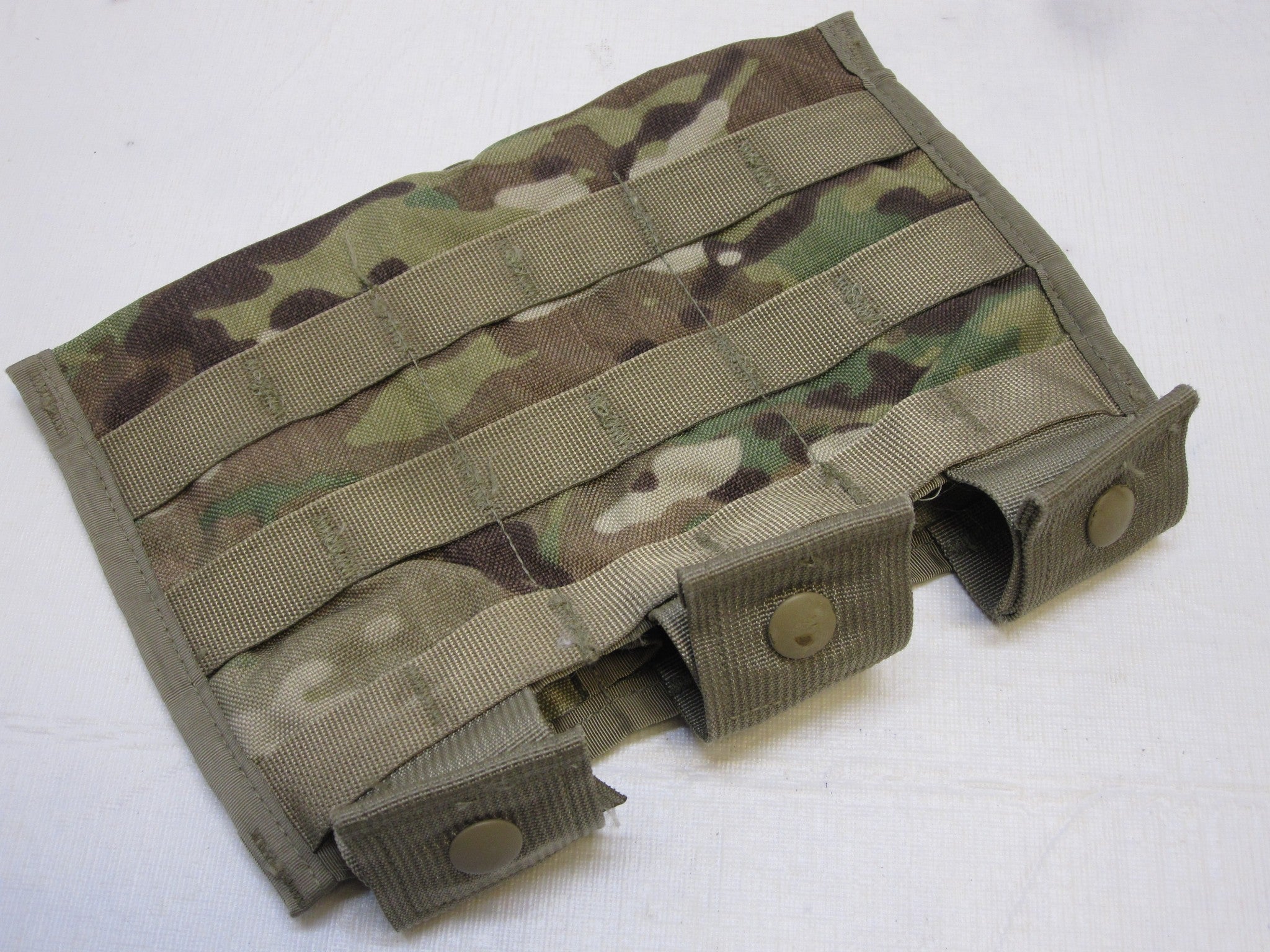 USED ARMY OCP ISSUE MULTICAM POUCH TRIPLE MAG SHINGLE MOLLE 8465-01-58 ...