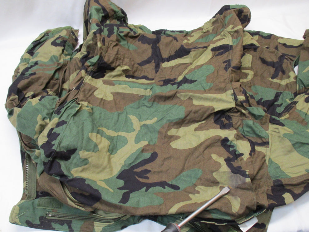 MILITARY USGI ARMY WOODLAND BDU M-65 FIELD JACKET MEDIUM/LONG COLD WEA ...