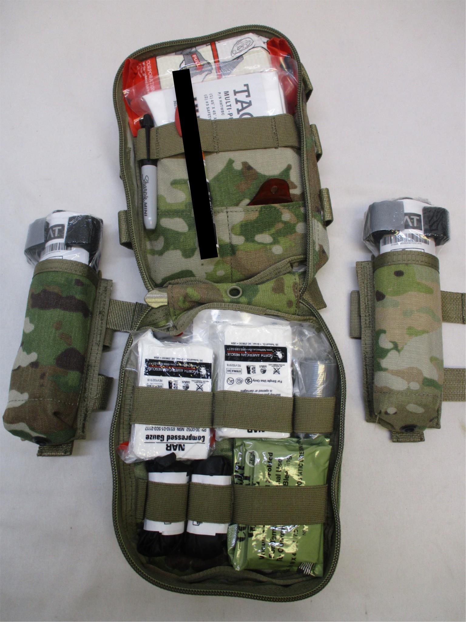 NEW ARMY AIR FORCE OCP IFAK FIRST AID KIT JFAK CAT TOURNIQUET QUIKCLOT ...
