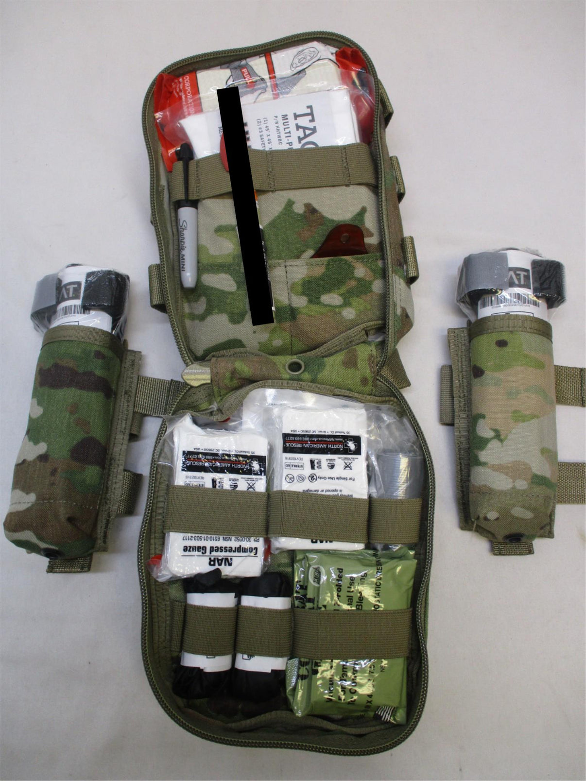 NEW ARMY AIR FORCE OCP IFAK FIRST AID KIT JFAK CAT TOURNIQUET QUIKCLOT ...