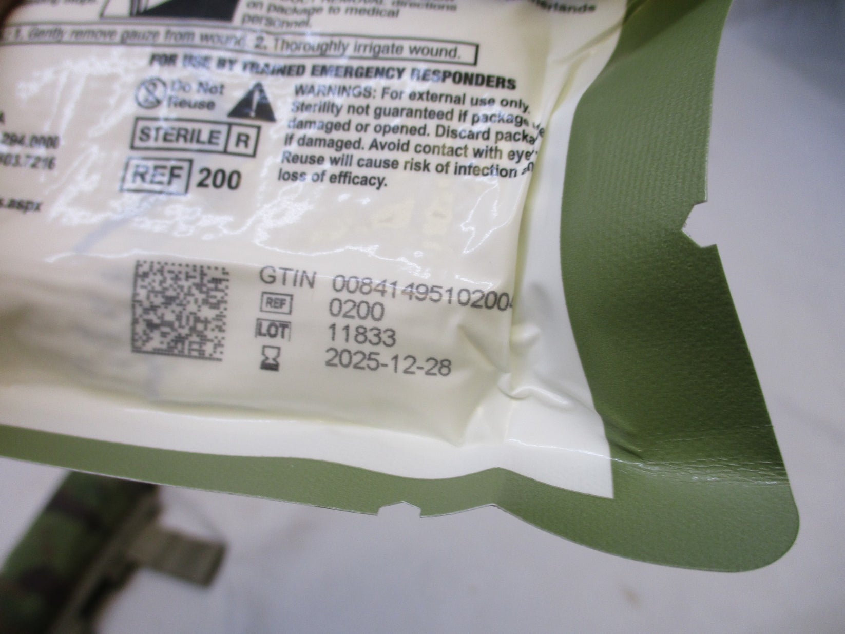 NEW ARMY AIR FORCE OCP IFAK FIRST AID KIT JFAK CAT TOURNIQUET QUIKCLOT ...