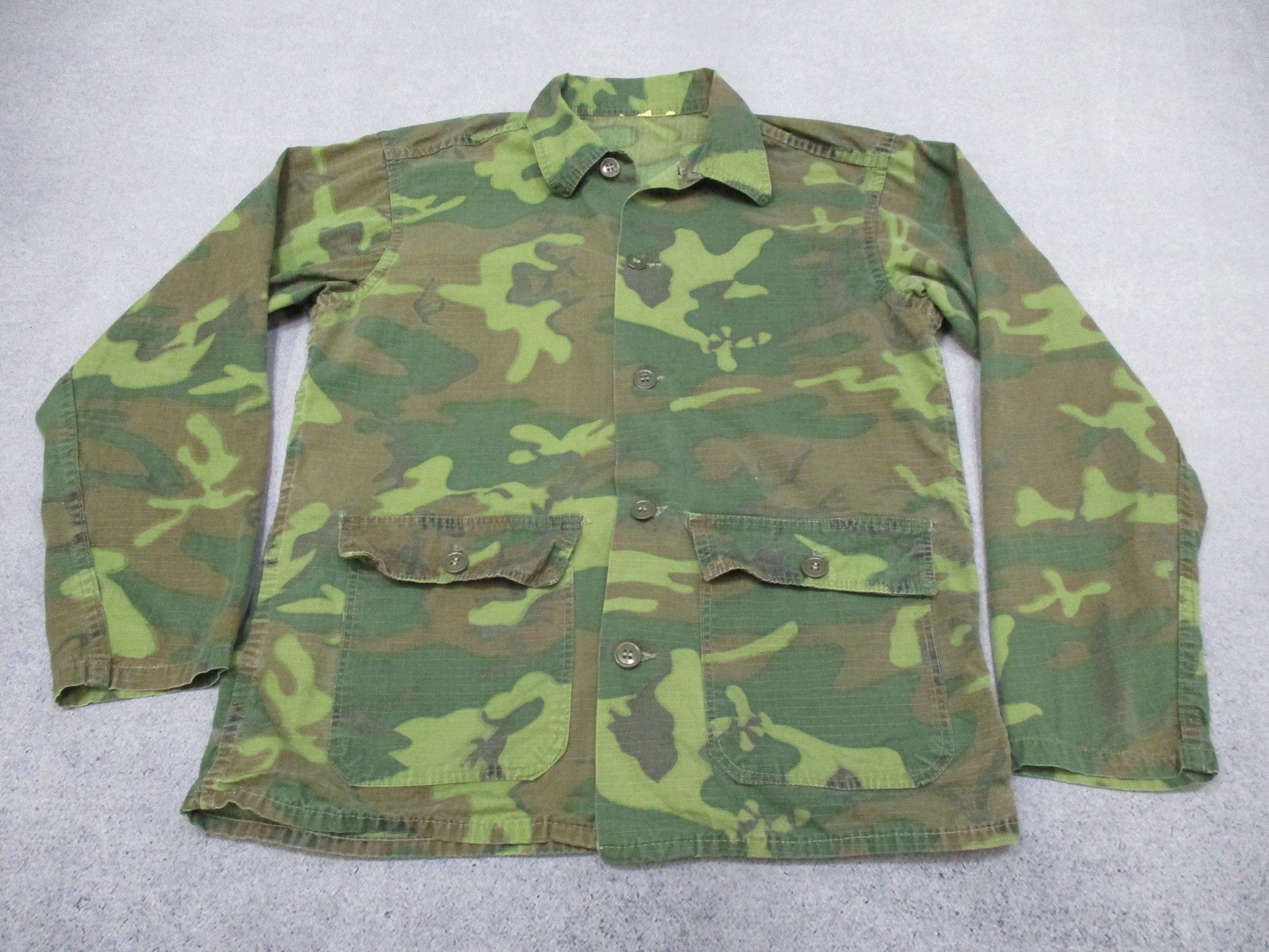 Rare Vietnam War ARVN‑Made ERDL Advisor Jacket Ripstop Camo In‑Country ...